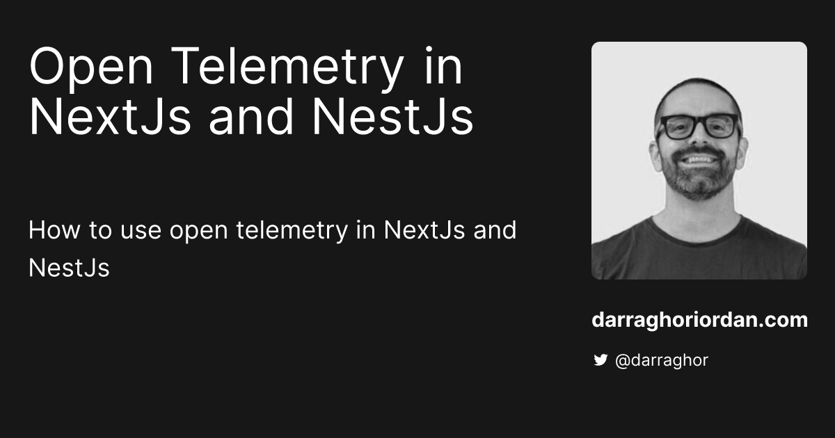 Open Telemetry in NextJs and NestJs